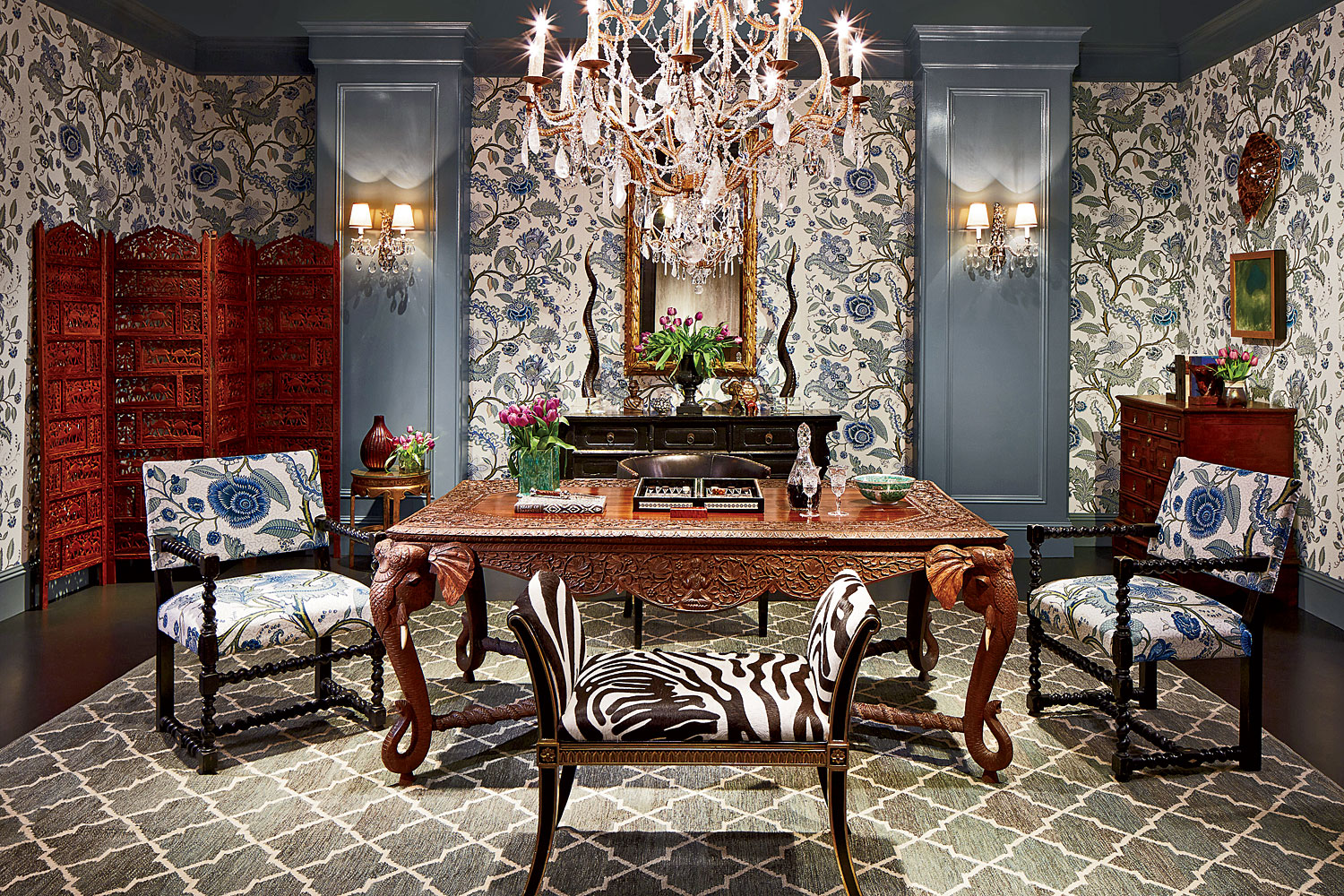 Behind the Design of This Opulent Dining Room at Merchandise Mart ...