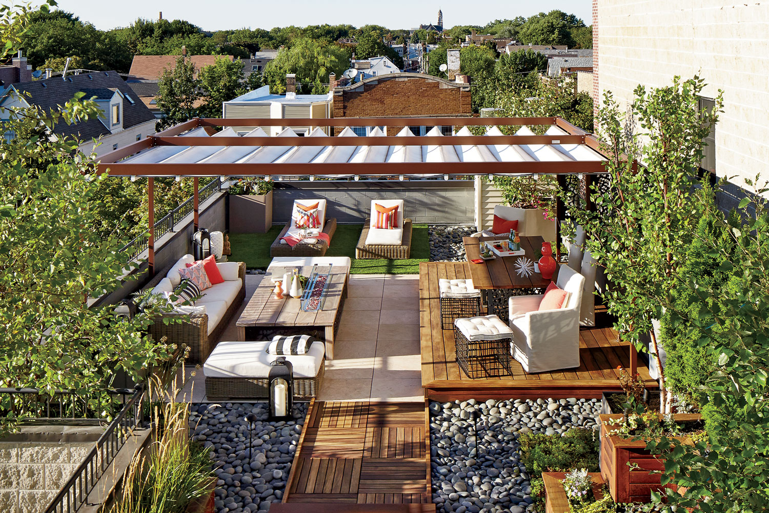 This Rooftop Respite Brings the Inside Outdoors – Chicago Magazine