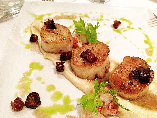 Scallops @ MH Fish House – Chicago Magazine