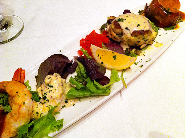 Seafood Combo @ III Forks Steakhouse – Chicago Magazine