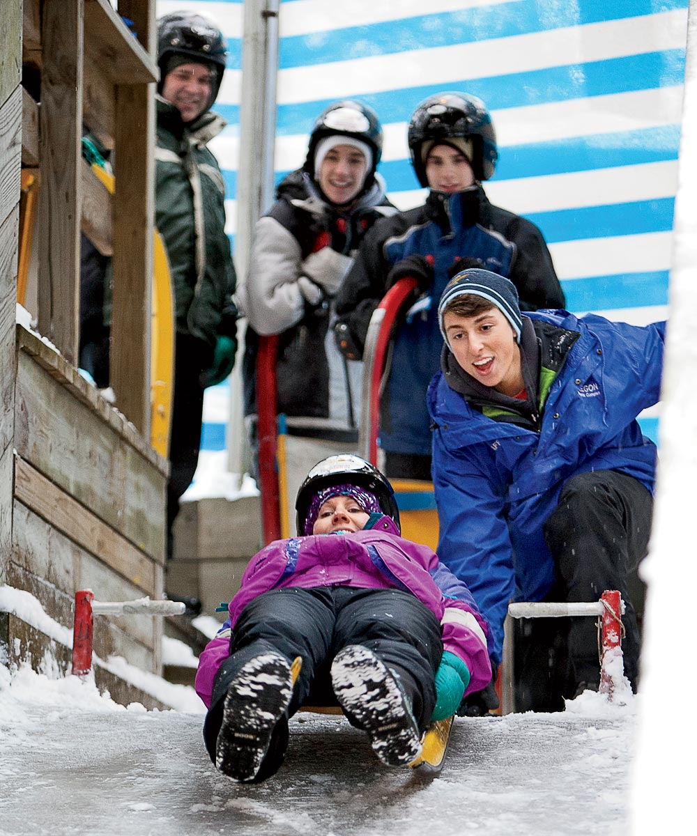 Luge Down a Mini Olympic Track – Chicago Magazine