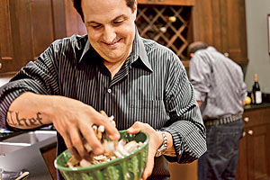 Cooking from Rick Tramonto’s new book, “Steak with Friends”—for Rick ...