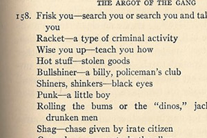 Chicago Gang Slang, Circa 1927 – Chicago Magazine