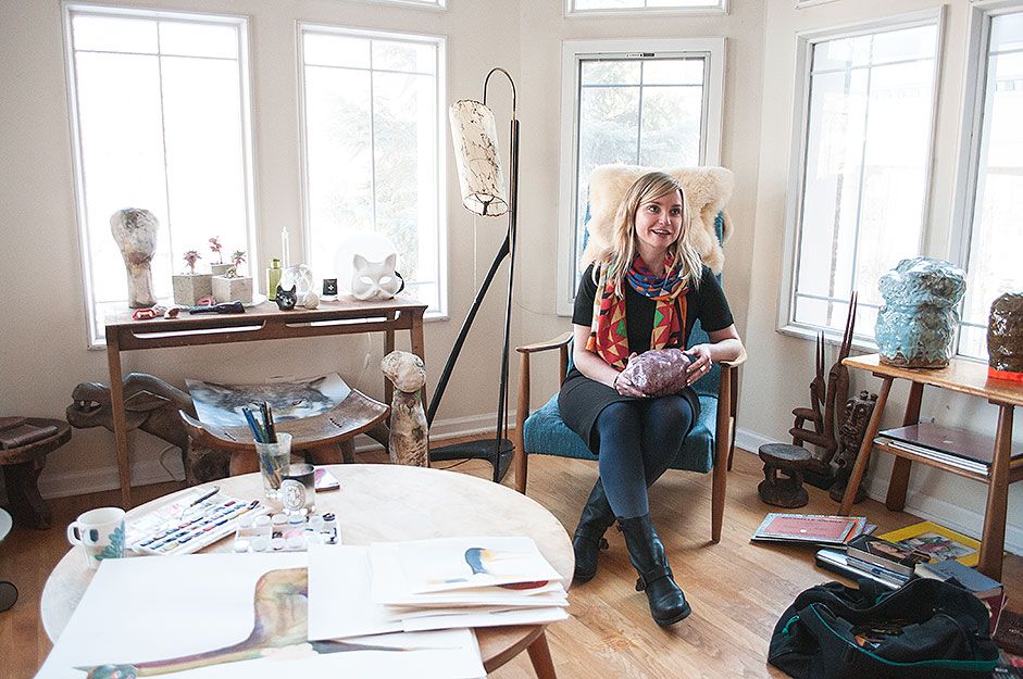 A Visit to the Studio of Jessie Mott – Chicago Magazine