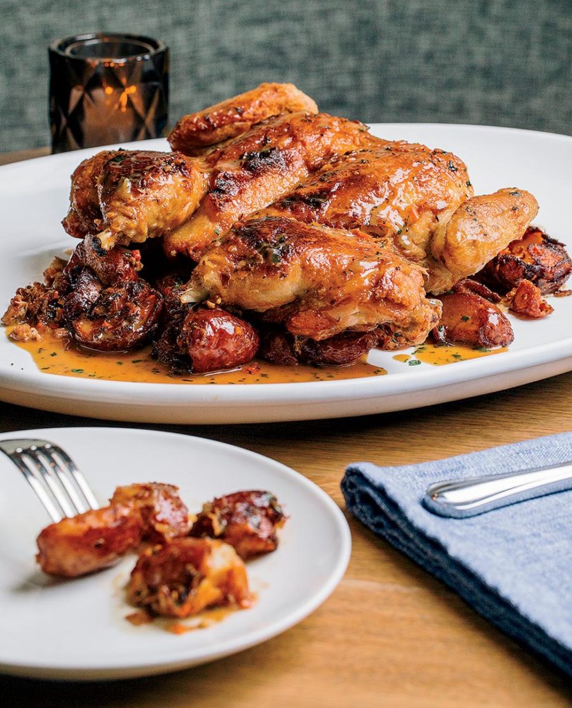 Recipe: Roast Chicken With Smashed Potatoes – Chicago Magazine