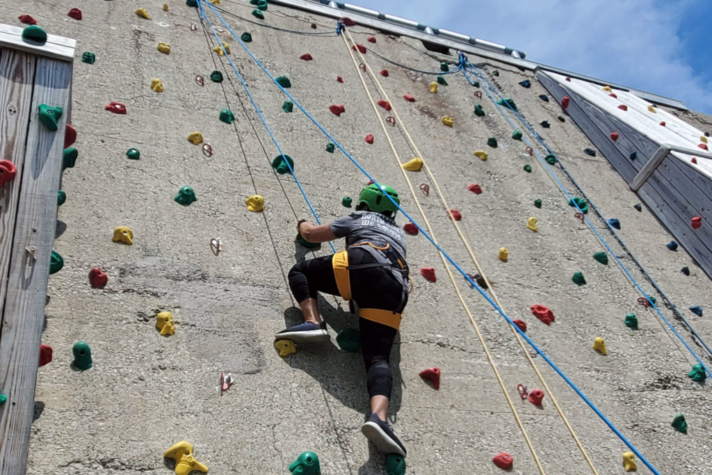 Bring Your Nerves of Steel to this South Side Park’s Climbing Wall ...