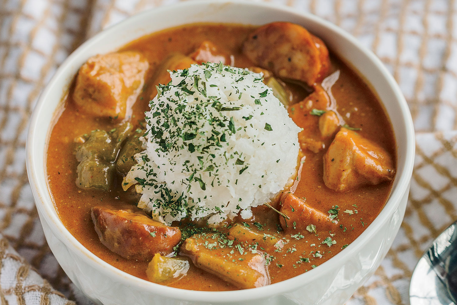 Junebug Café’s Chicken and Sausage Gumbo – Chicago Magazine